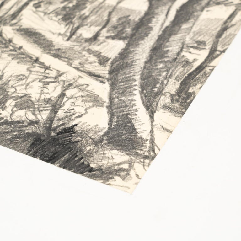 Ramon Duran Font Drawing, circa 1960 For Sale at 1stDibs