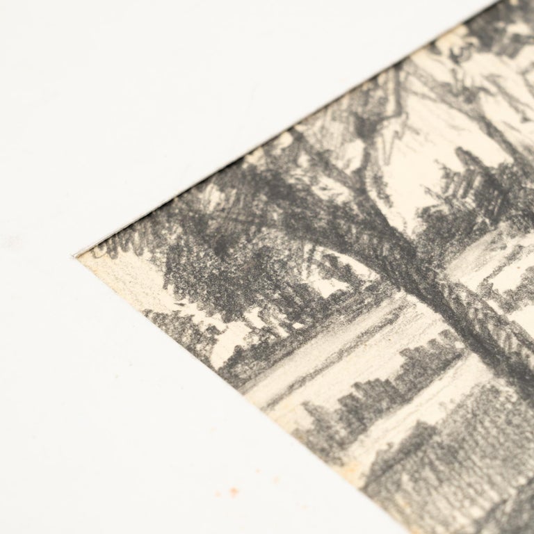 Ramon Duran Font Drawing, circa 1960 For Sale at 1stDibs