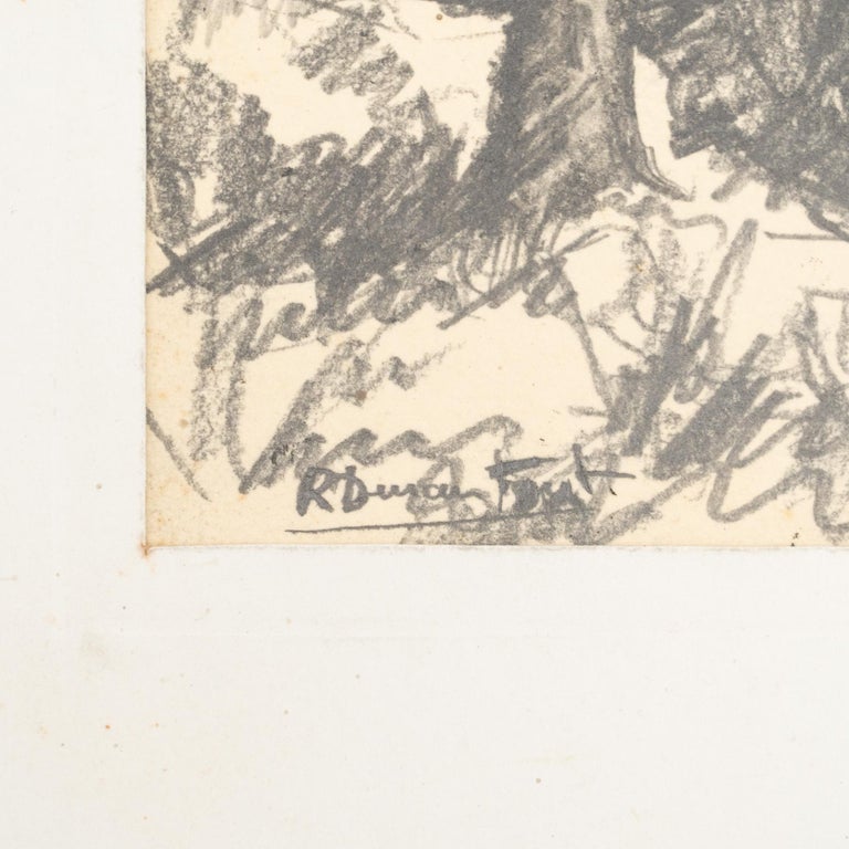 Ramon Duran Font Drawing, circa 1960 For Sale at 1stDibs