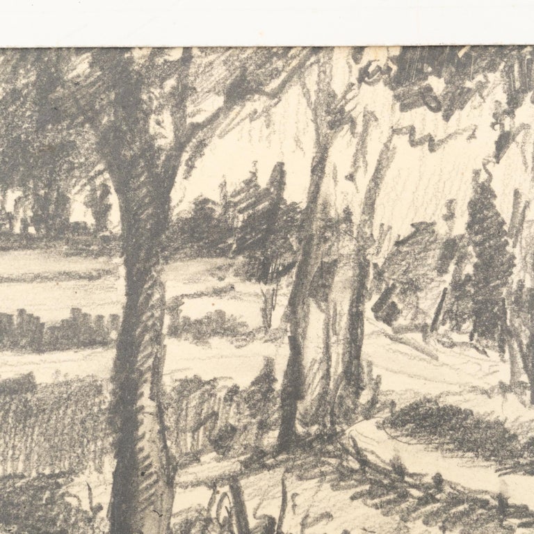 Ramon Duran Font Drawing, circa 1960 For Sale at 1stDibs