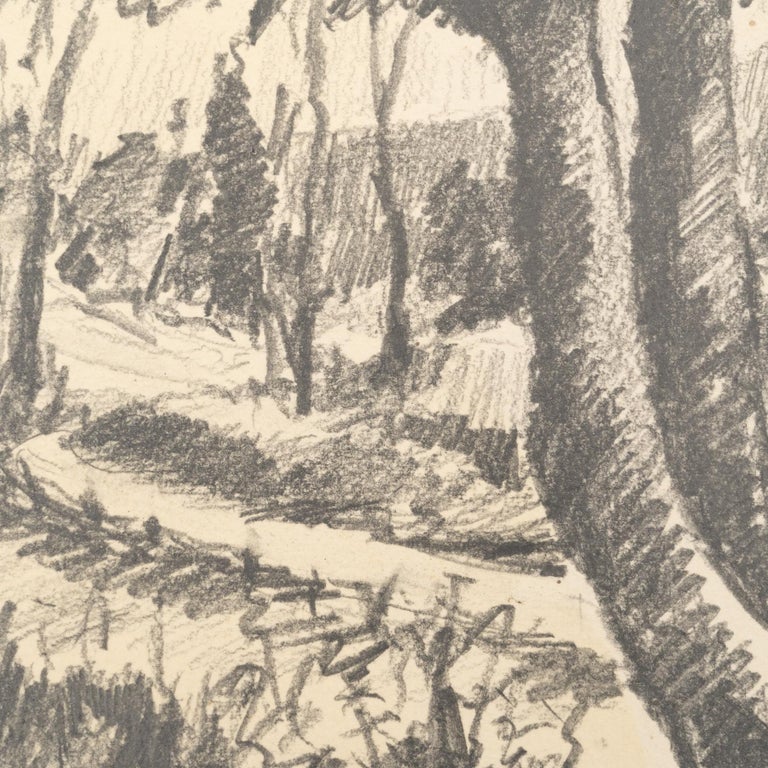 Ramon Duran Font Drawing, circa 1960 For Sale at 1stDibs