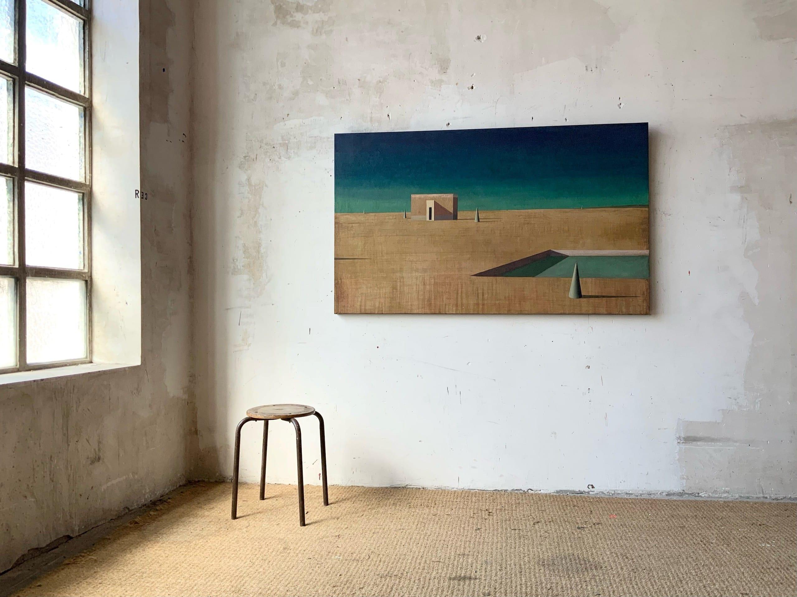 Ramon Enrich - ALJUB by Ramon Enrich - Geometric Landscape Painting ...