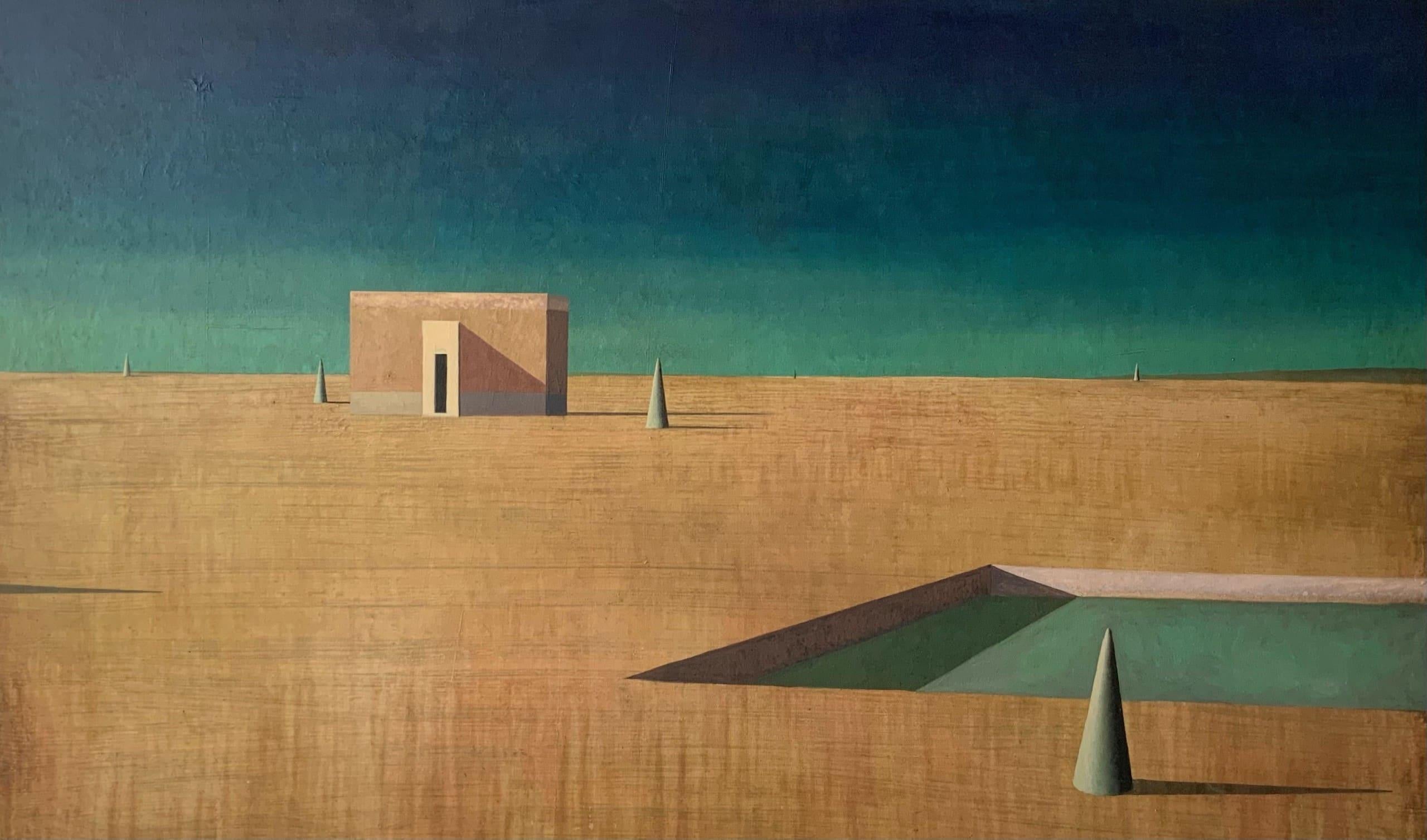 Ramon Enrich - ALJUB by Ramon Enrich - Geometric Landscape Painting ...