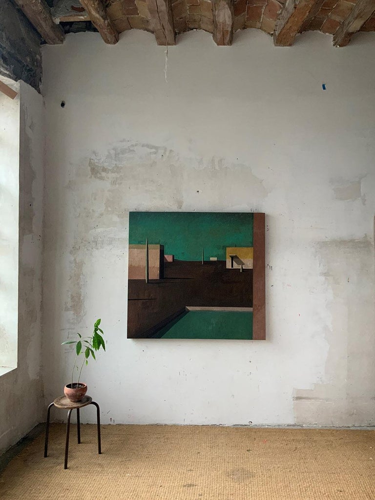 Ramon Enrich - PAISATGE GREC by Ramon Enrich, Geometric Landscape ...