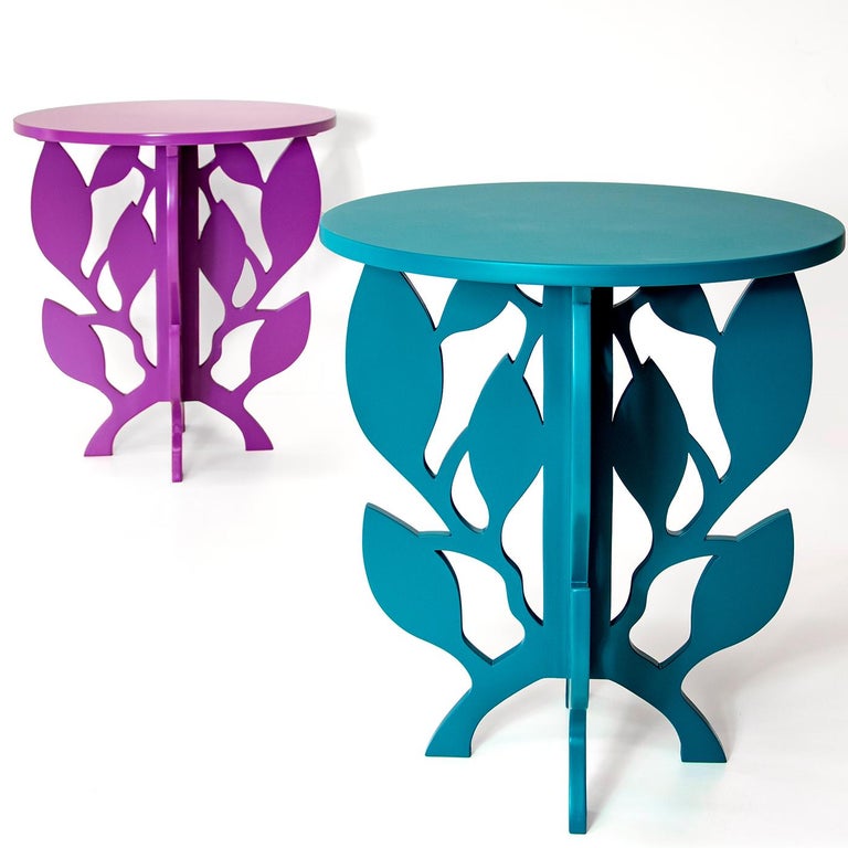 Ramy Purple Side Table by Giannella Ventura For Sale at 1stDibs ...