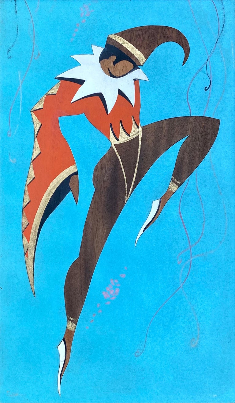 Ran Su Studio - “Mardi Gras Figure R” For Sale at 1stDibs