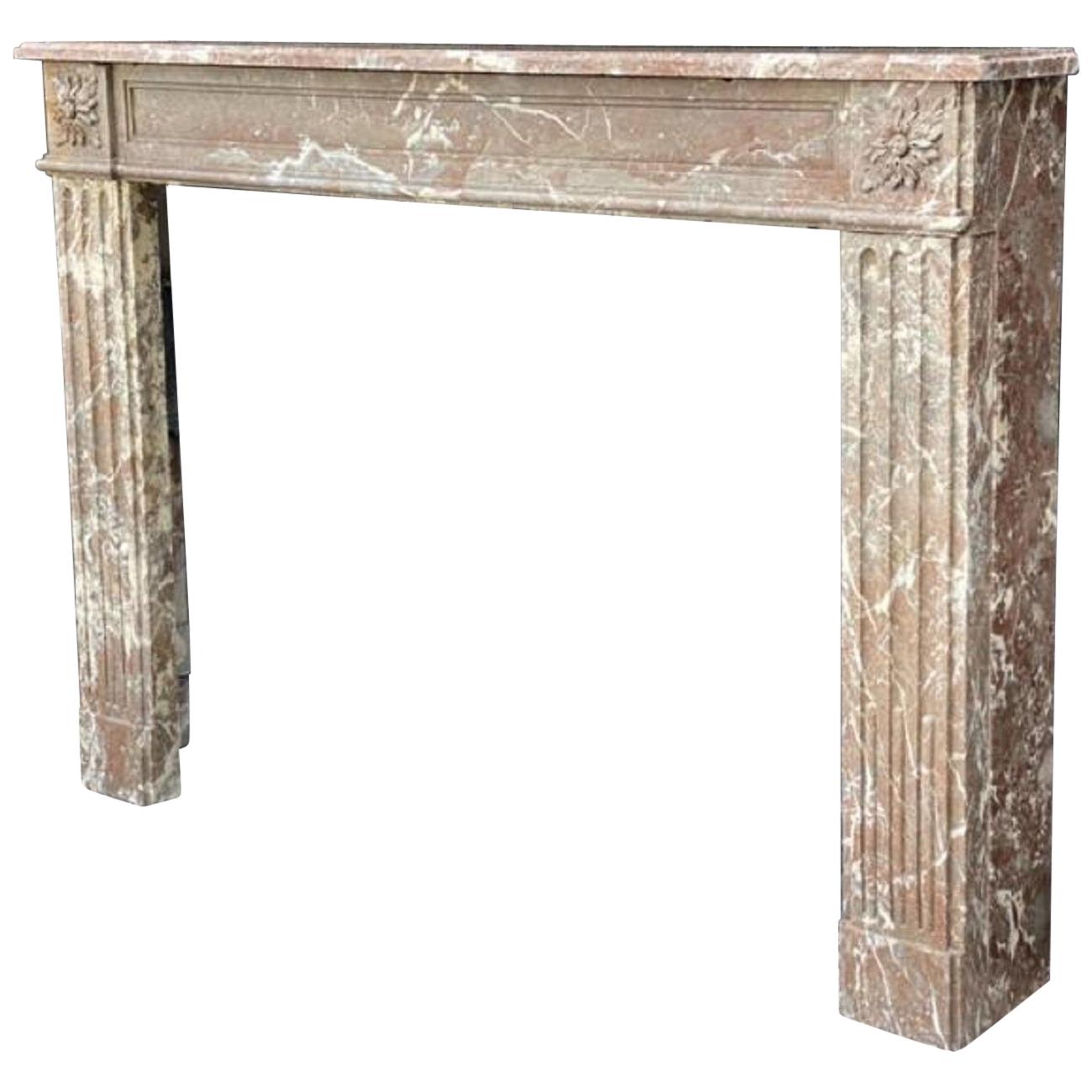 Rance Marble Fireplace Louis XVI Style For Sale at 1stDibs