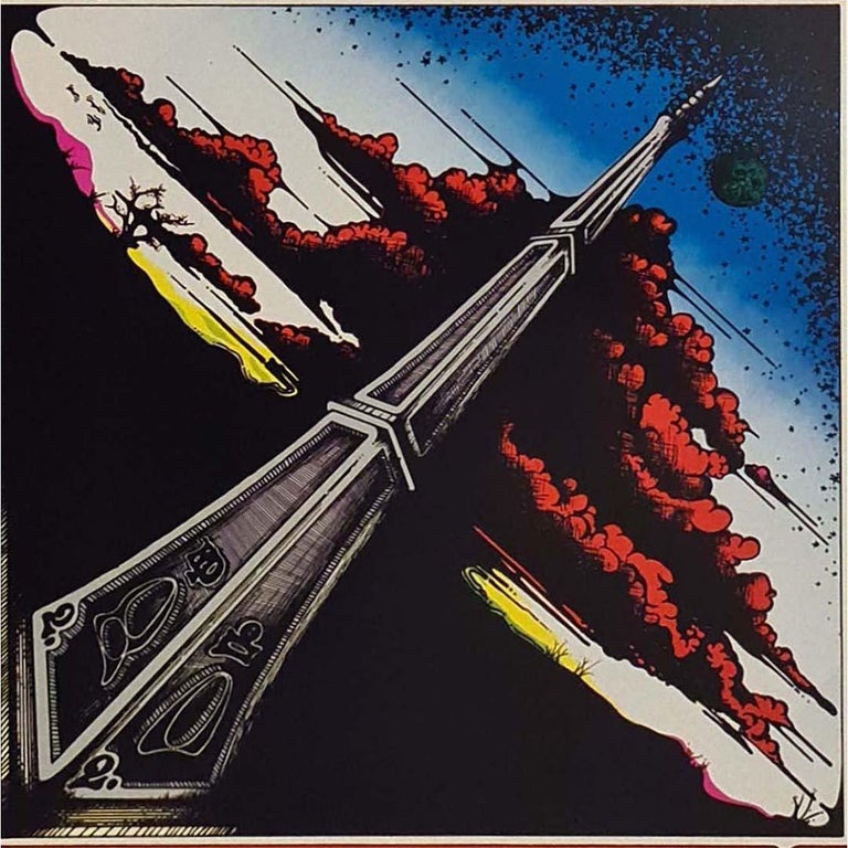 Randy Tuten - Affiche psychédélique de 1969 pour Creedence Clearwater ...