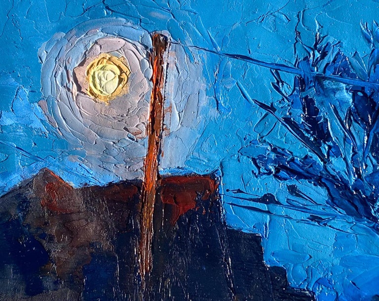 Raoul Olou - Just another landmark - contemporary oil painting on ...