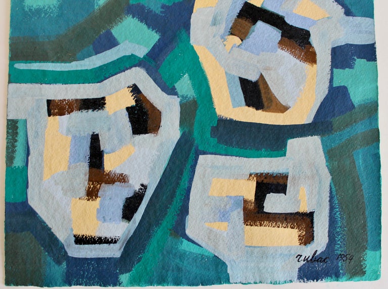 Raoul Ubac 1954 Gouache For Sale at 1stDibs
