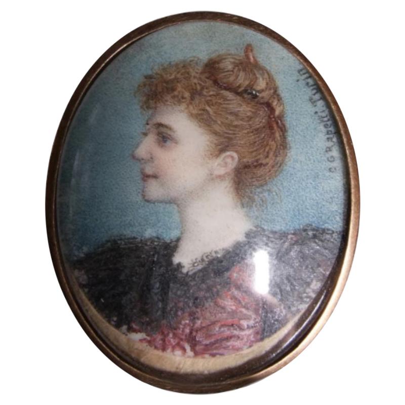 Rapetti Portrait Miniature-Charleston Interest For Sale at 1stDibs