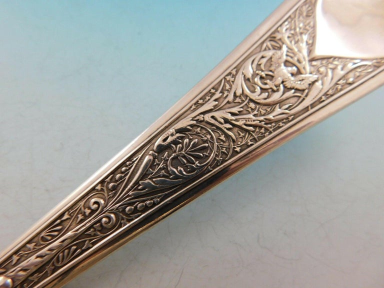 Raphael by Gorham Sterling Silver Stuffing Spoon Brite-Cut Bowl with ...