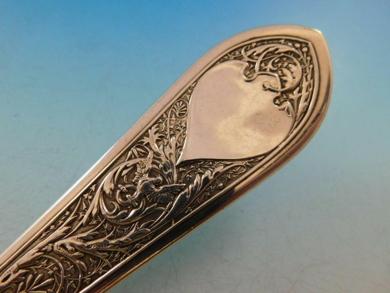 Raphael by Gorham Sterling Silver Stuffing Spoon Brite-Cut Bowl with ...