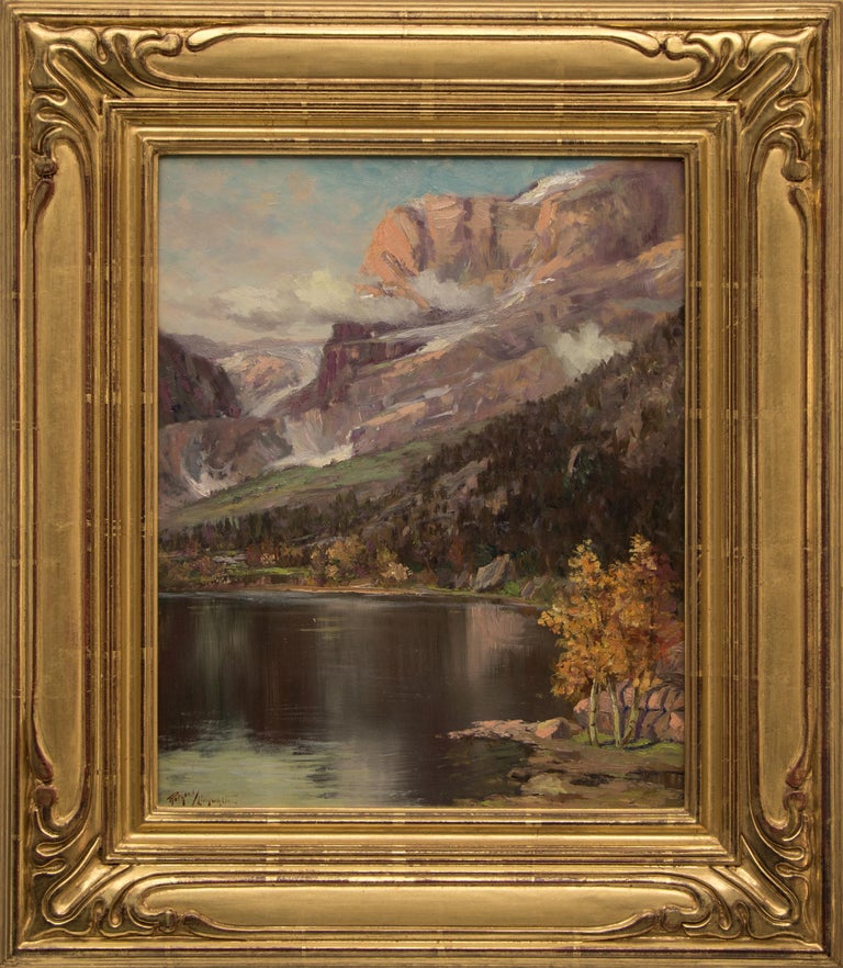 Raphael Lillywhite - Untitled (Mountain Lake in Autumn) at 1stDibs
