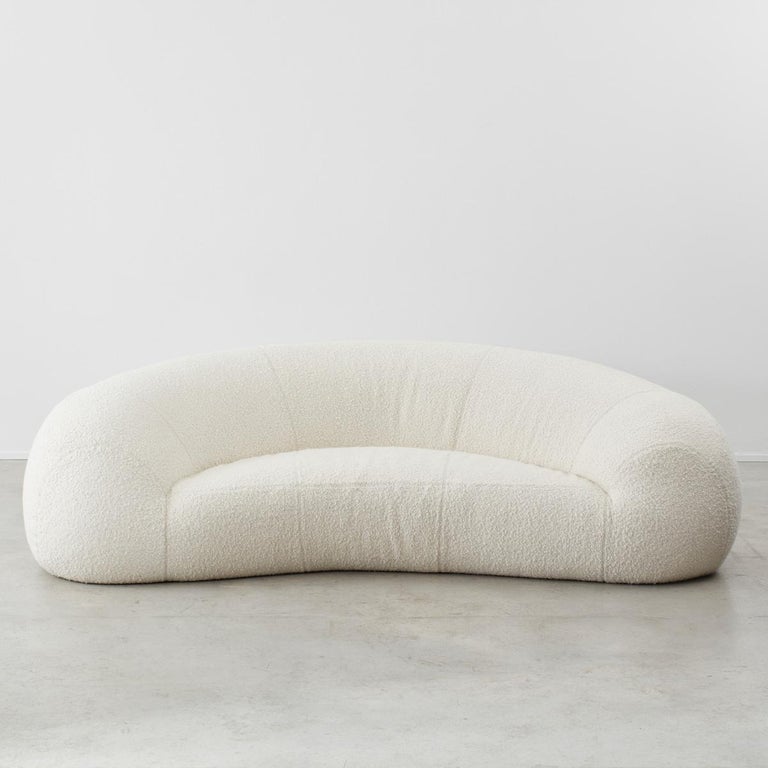 Raphael Raffel Croissant Sofa Maison Honoré, Paris, 1970s at 1stDibs