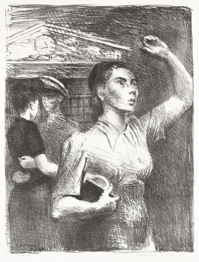 Raphael Soyer - Farewell For Sale at 1stDibs