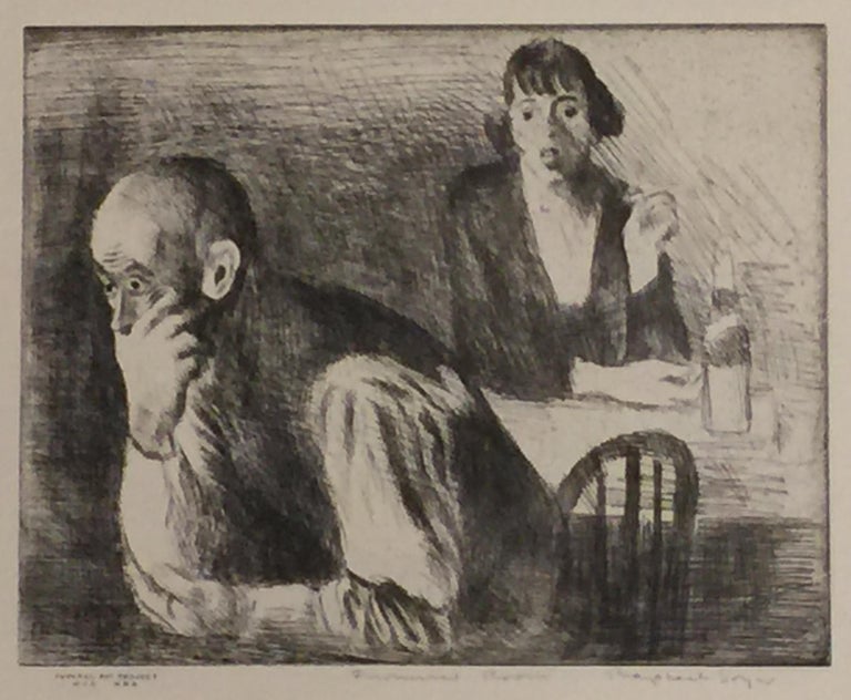 Raphael Soyer - FURNISHED ROOM For Sale at 1stDibs