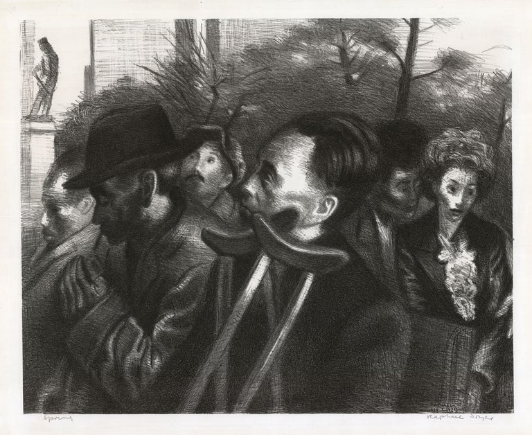 Raphael Soyer - SPRINGTIME For Sale at 1stDibs