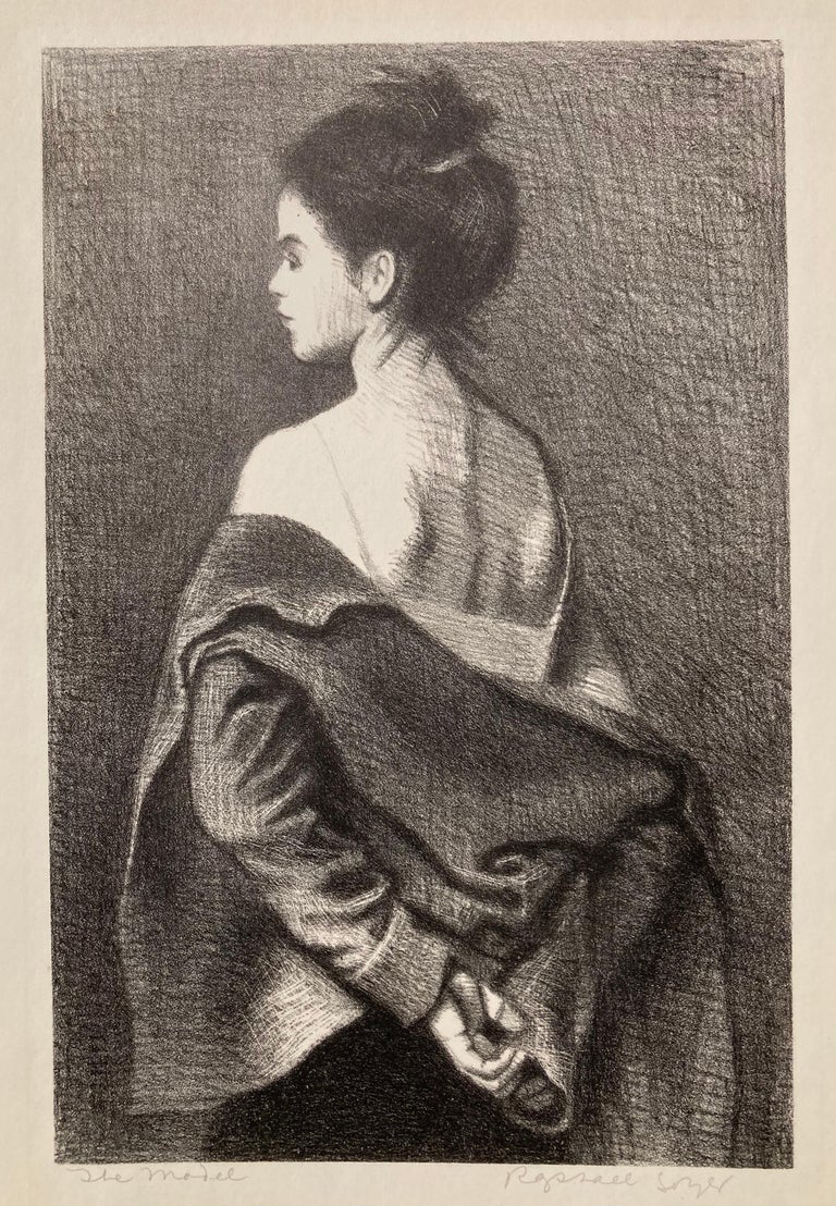 Raphael Soyer - The Model For Sale at 1stDibs