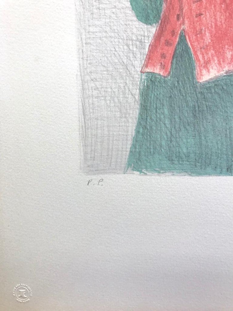 Raphael Soyer - YOUNG WOMAN RED VEST, Signed Original Lithograph ...