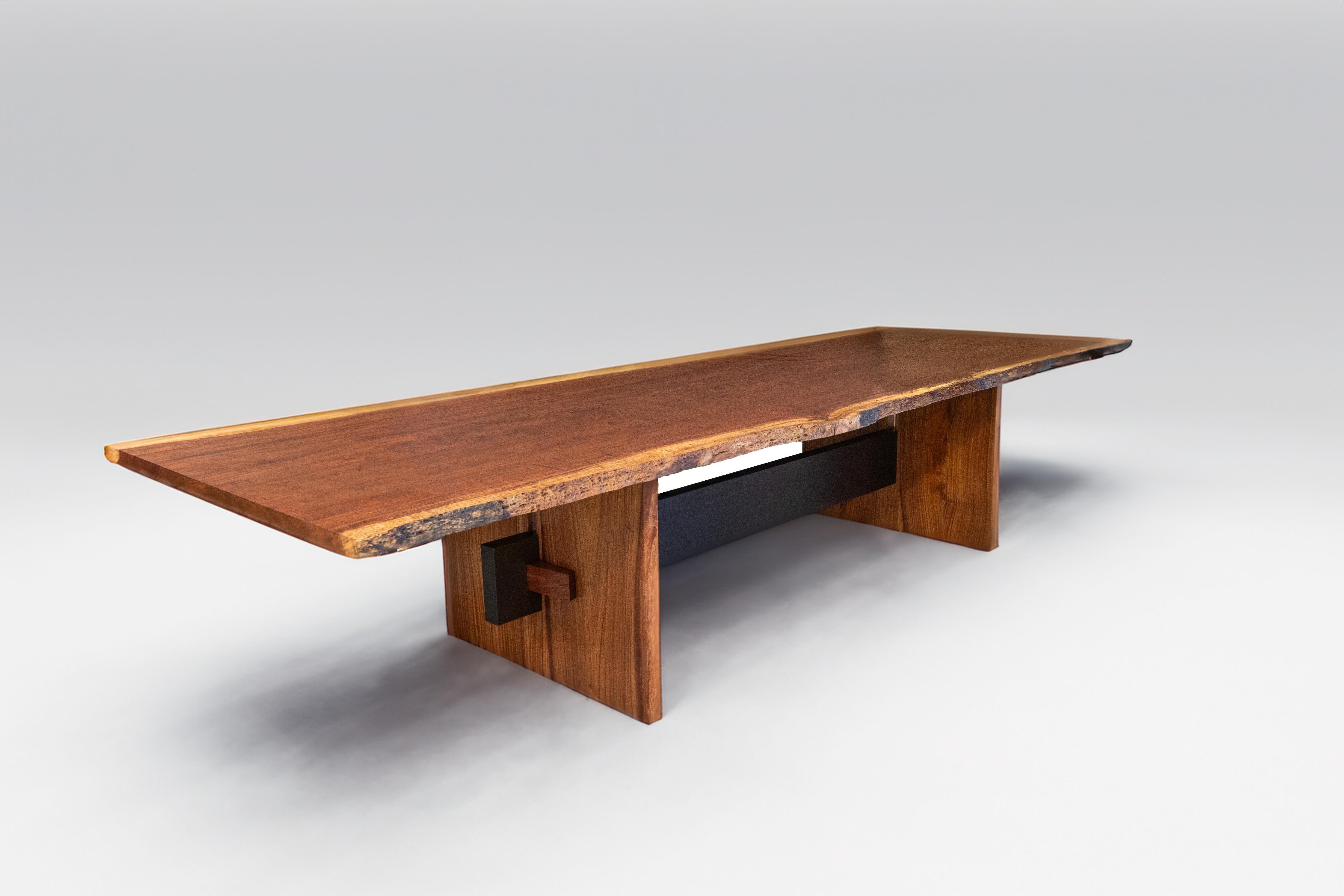 Bubinga Live Edge Dining Table - Paramount Exclusive Design Mahogany ...