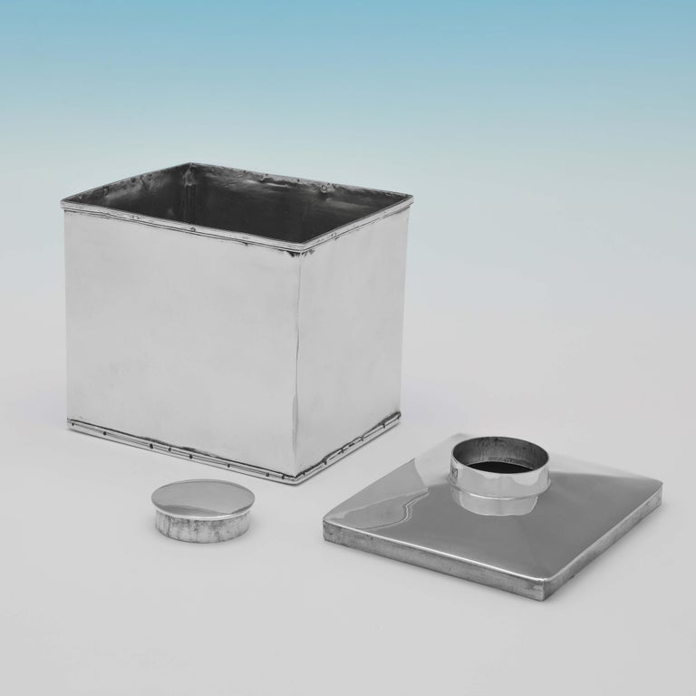 Rare 18th Century Antique Danish Silver Tea Caddy, Made in Copenhagen ...