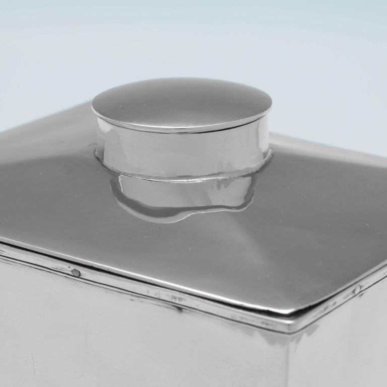 Rare 18th Century Antique Danish Silver Tea Caddy, Made in Copenhagen ...