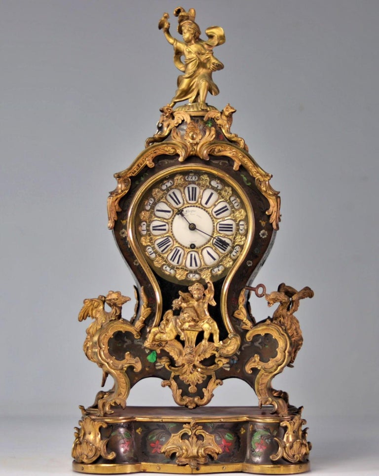 Rare 18th Century English Clock For Sale at 1stDibs