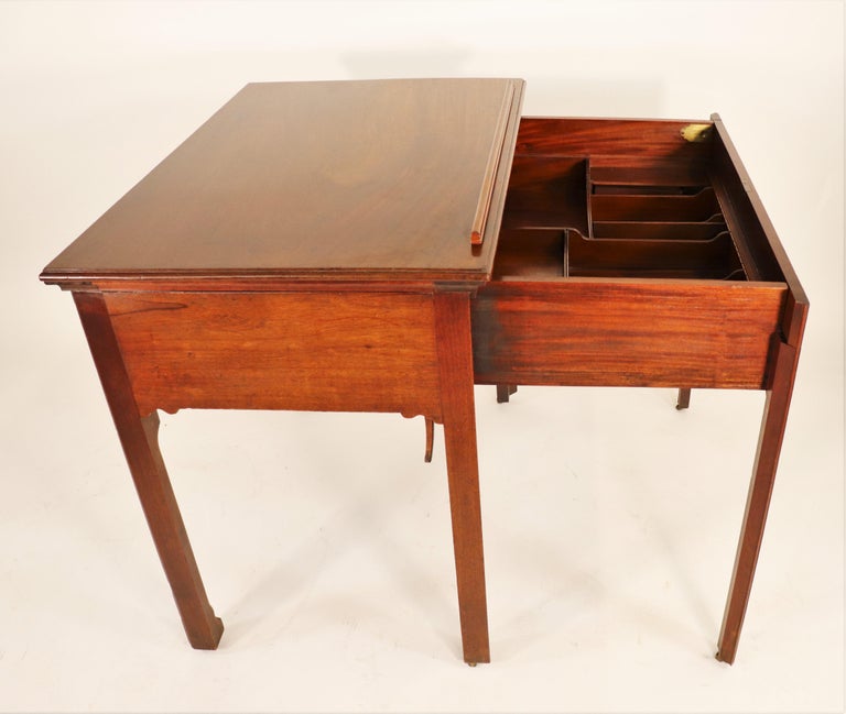 Rare 18th Century Georgian Period Mahogany Architect Desk For Sale at ...