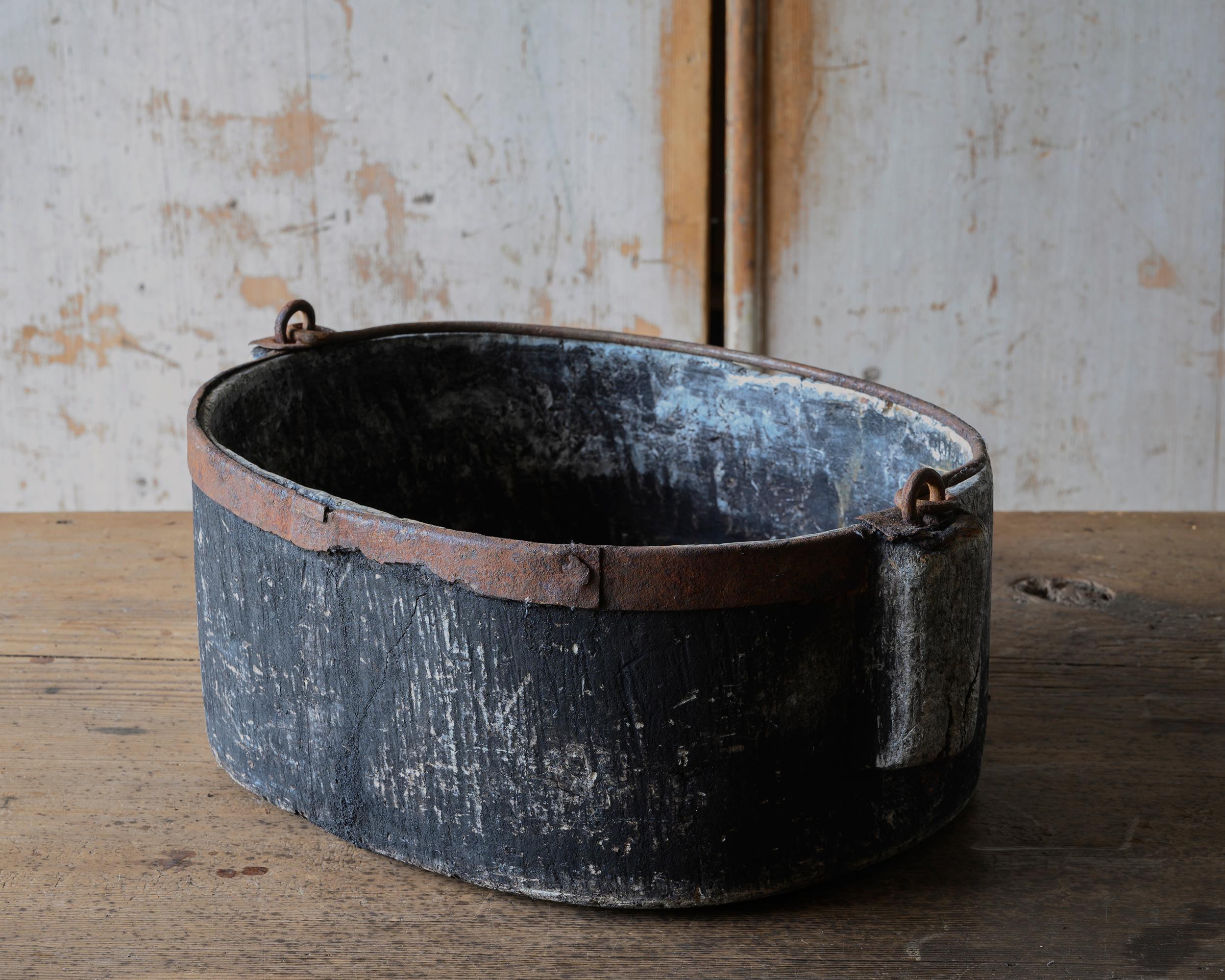 Rare 18th Century Swedish Folk Art Stone Kettle at 1stDibs