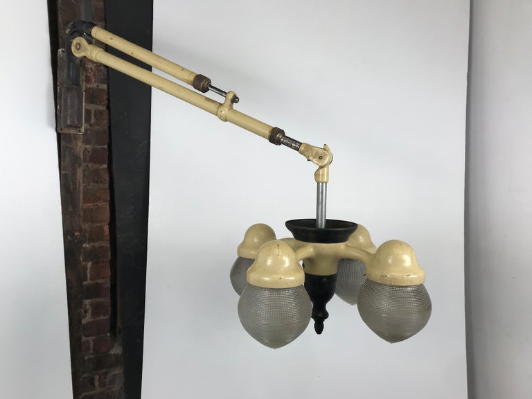 Rare 1920s Telescoping 4 Shade Medical Lamp Ritter Operating Light at ...