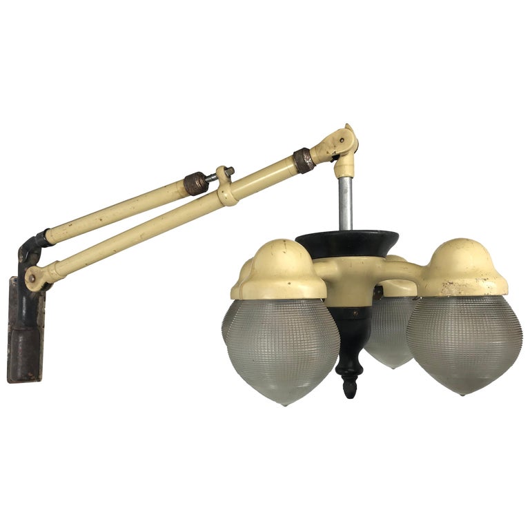 Rare 1920s Telescoping 4 Shade Medical Lamp Ritter Operating Light at ...