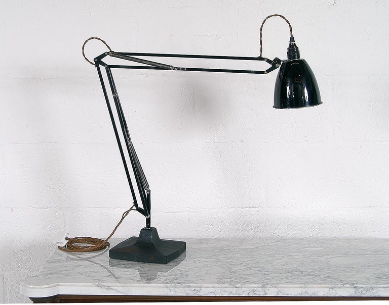 Rare 1930s Anglepoise Draughtsman’s Task Desk Lamp No 1209 Herbert ...