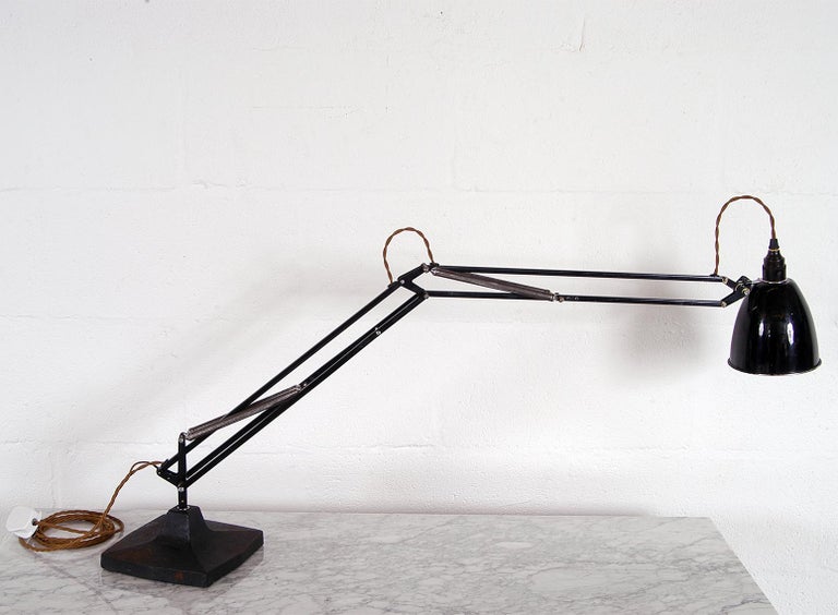 Rare 1930s Anglepoise Draughtsman’s Task Desk Lamp No 1209 Herbert ...