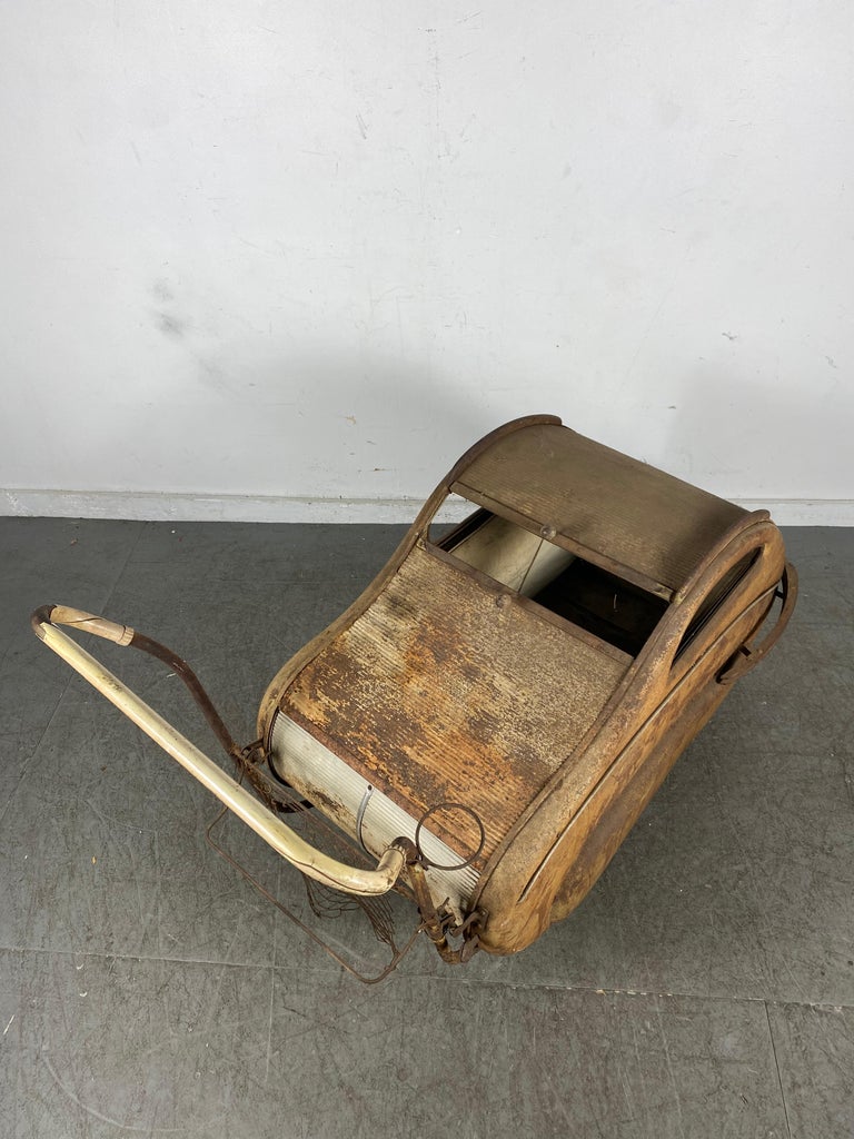 Rare 1930s Futuristic, Deco, Streamline Baby Buggy / Stroller ...