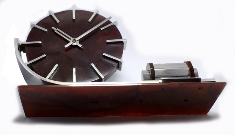 Rare 1930s Modernist Bakelite Clock at 1stDibs