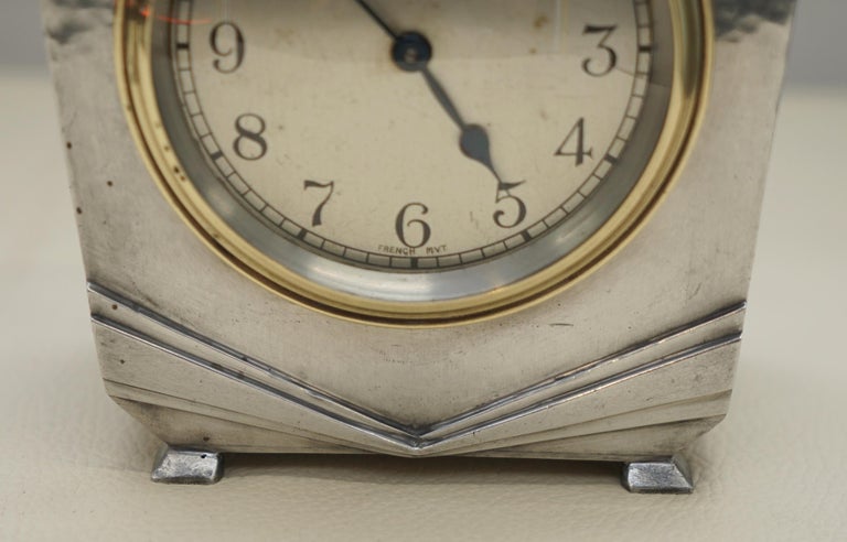 Rare 1936 Liberty's London Tudric Pewter Mantel Clock Highly ...
