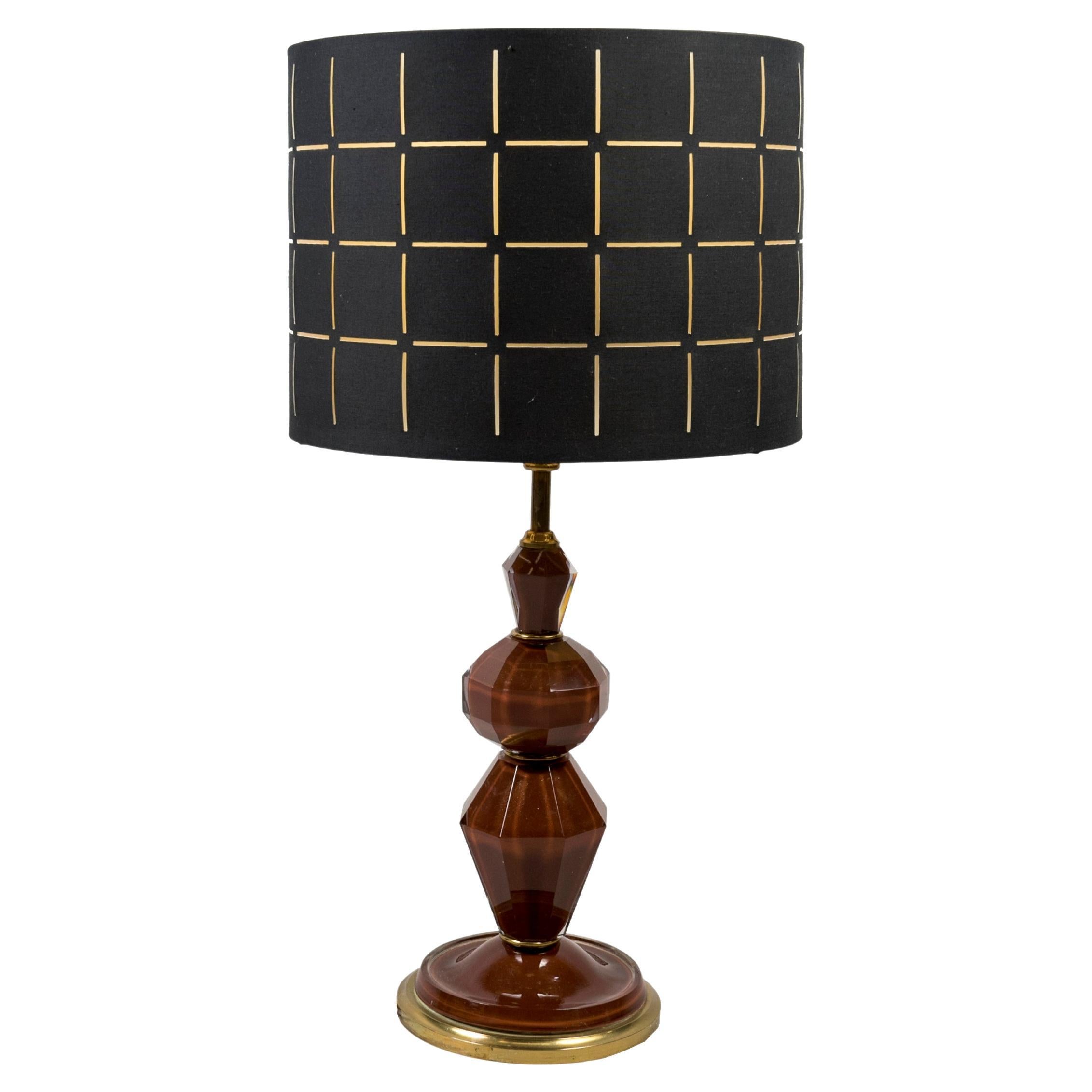 Rare 1960's Table Lamp By Maison Mathieu For Sale at 1stDibs