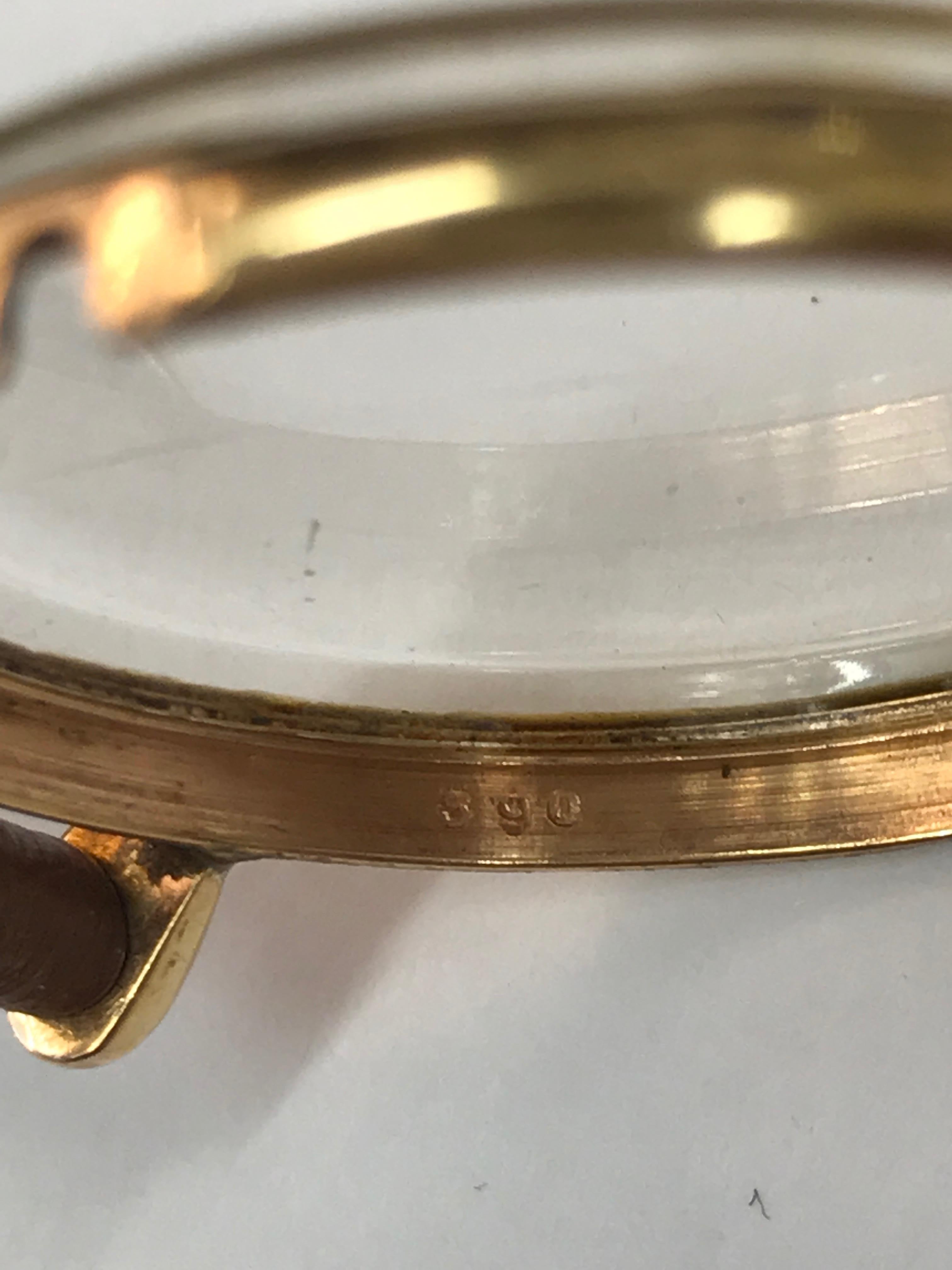 Rare 1940s Vacheron Constantin Lemon Dial Centre Second Tear Drop Lug ...