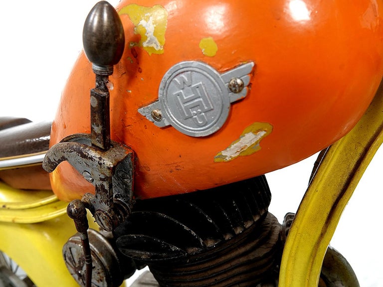 Rare 1950s Childs Size Carousel Motorcycle For Sale at 1stDibs