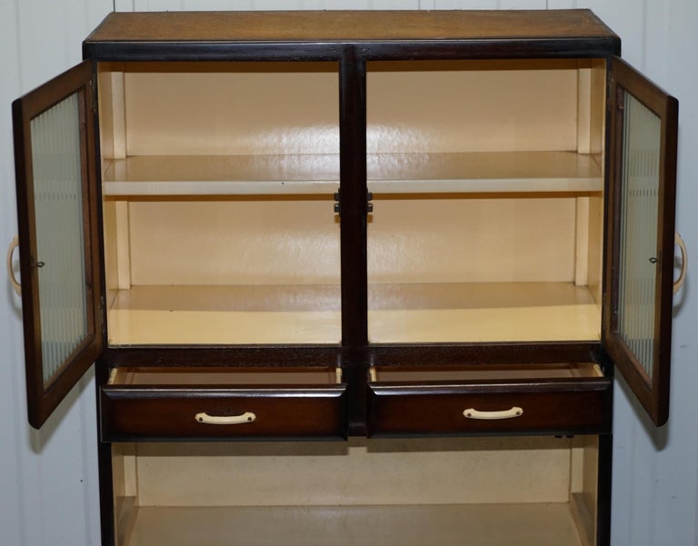 Rare 1950s Original Larder Cupboard Stunning Patina Fold Down Work Top ...