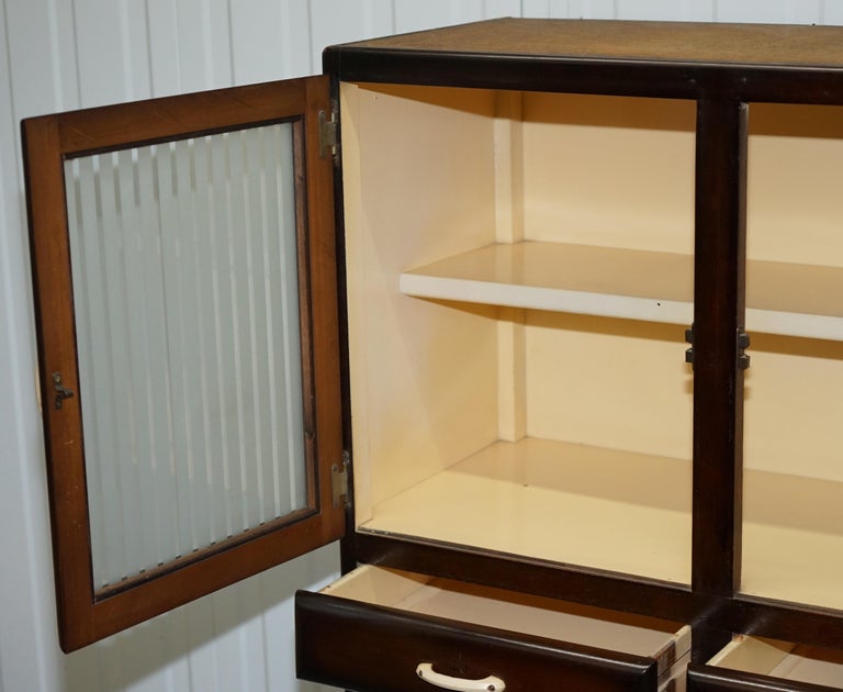 Rare 1950s Original Larder Cupboard Stunning Patina Fold Down Work Top ...