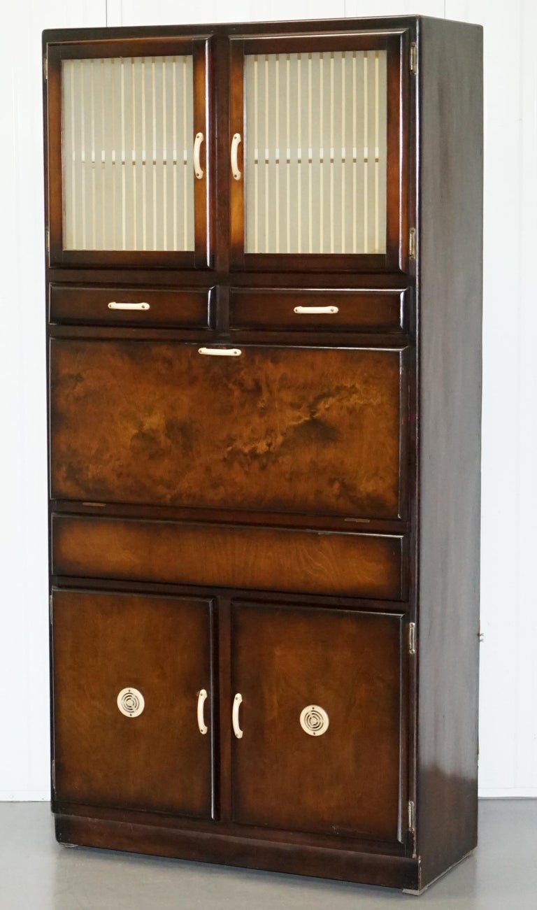 Rare 1950s Original Larder Cupboard Stunning Patina Fold Down Work Top ...