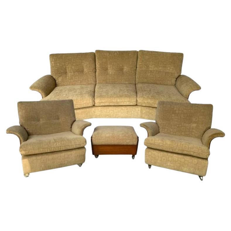 Rare 1960's Mid-Century Modern Teak G-Plan Seating Group For Sale at ...