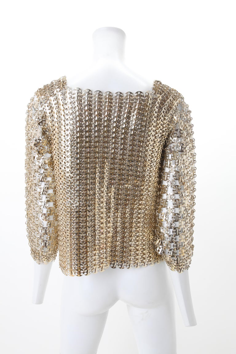 Rare 1960s Paco Rabbane Chainmail Jacket For Sale at 1stDibs ...
