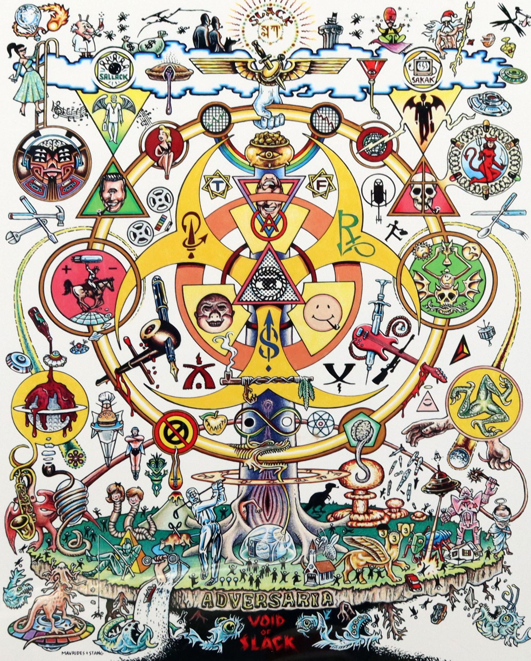 Rare 1990 Church of The Subgenius Psychedelic Solution Gallery Poster ...