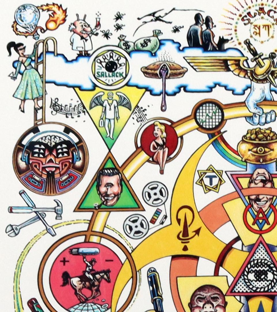 Rare 1990 Church of The Subgenius Psychedelic Solution Gallery Poster ...