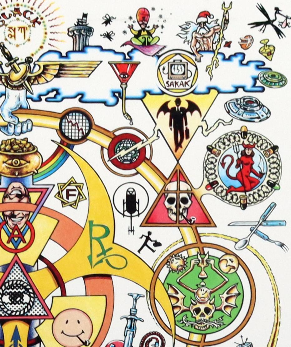 Rare 1990 Church of The Subgenius Psychedelic Solution Gallery Poster ...