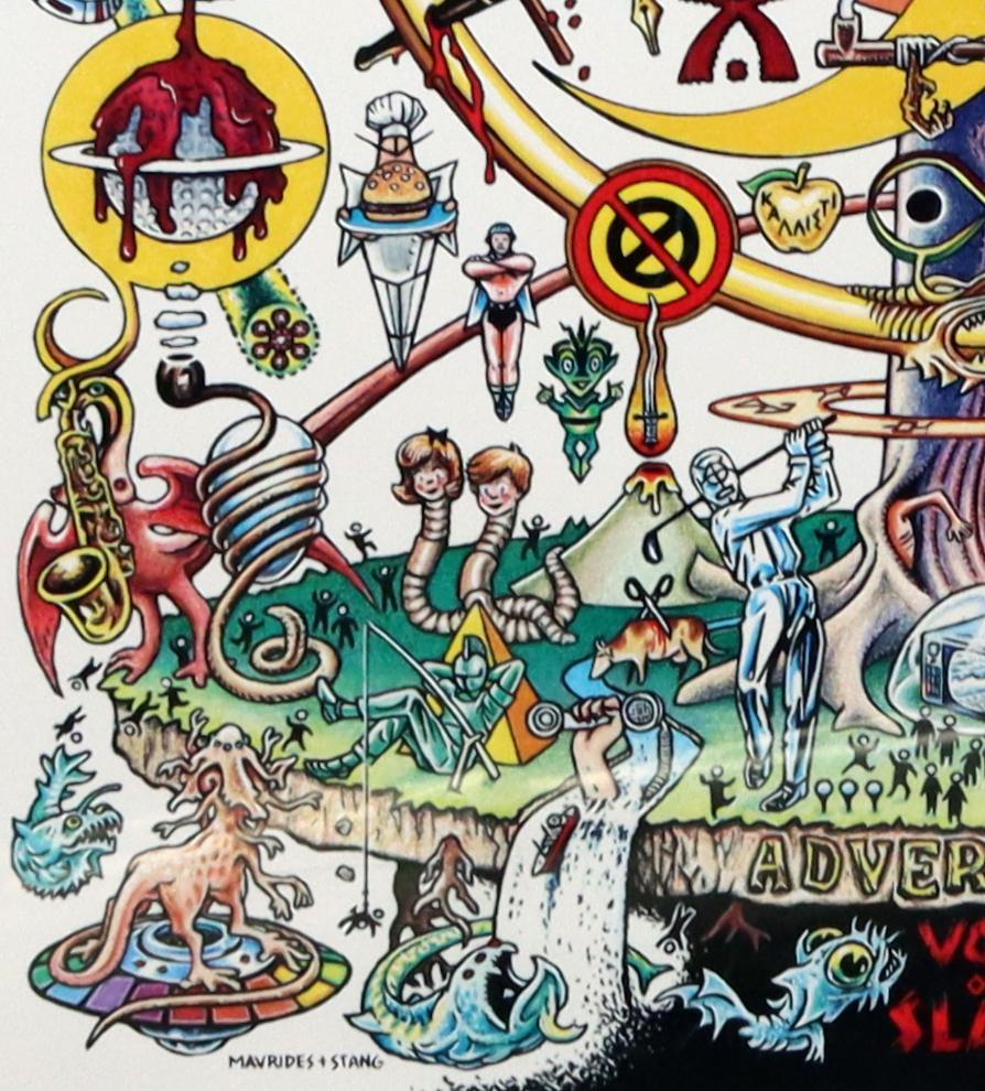 Rare 1990 Church of The Subgenius Psychedelic Solution Gallery Poster ...