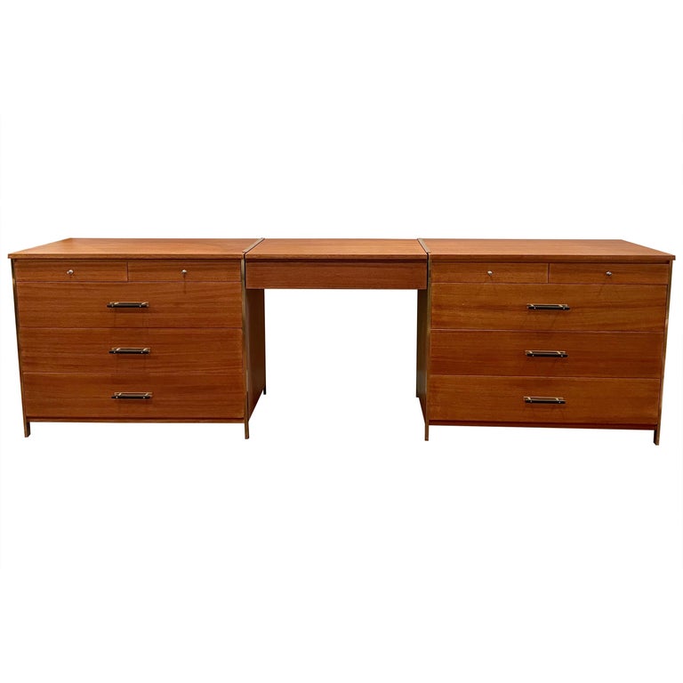 Rare 3-Piece Vanity Dresser Set Designed by Paul Mccobb Calvin Group at ...